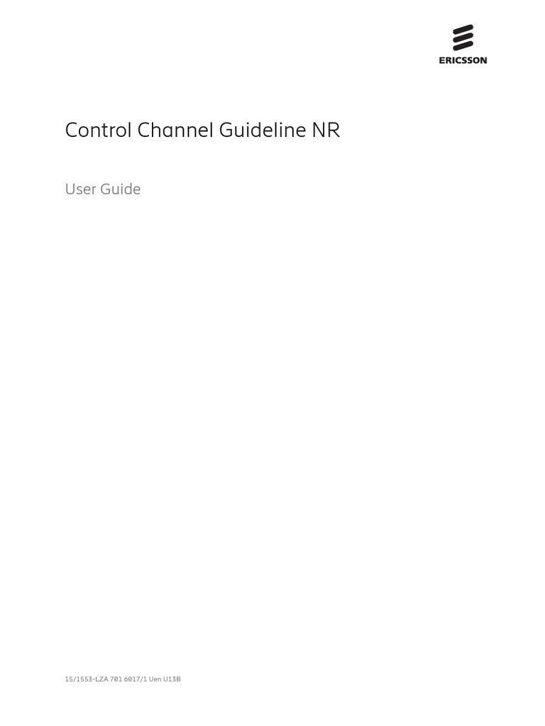 Control Channel Guideline NR | PDF | Duplex (Telecommunications ...