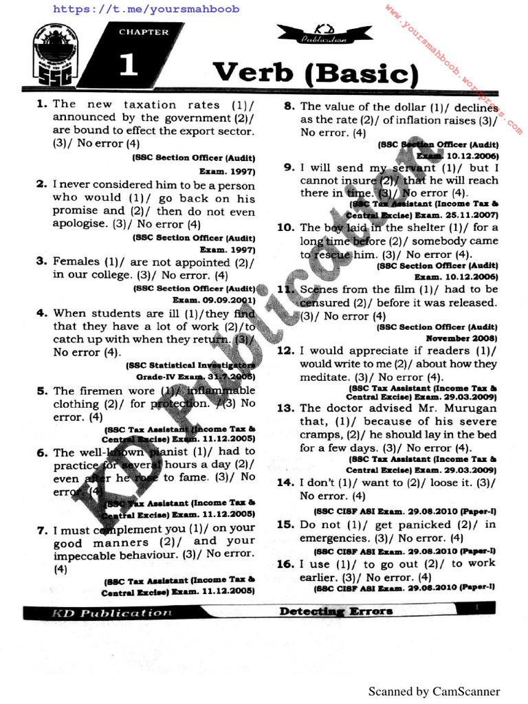 1000 - Detecting Errors PDF Download by Neetu Singh - KD Campus | PDF 1000 - Detecting Errors PDF Download by Neetu Singh - KD Campus | PDF