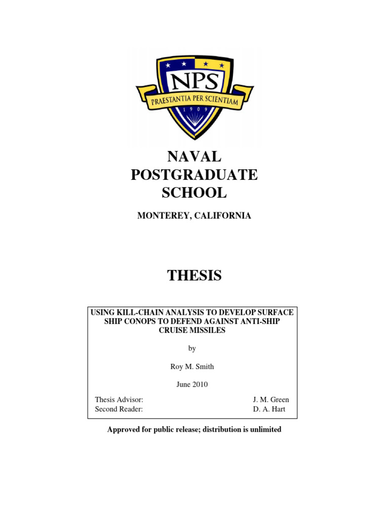 Kill-Chain Analysis for Ship Defense Strategies | PDF | Submarines ...