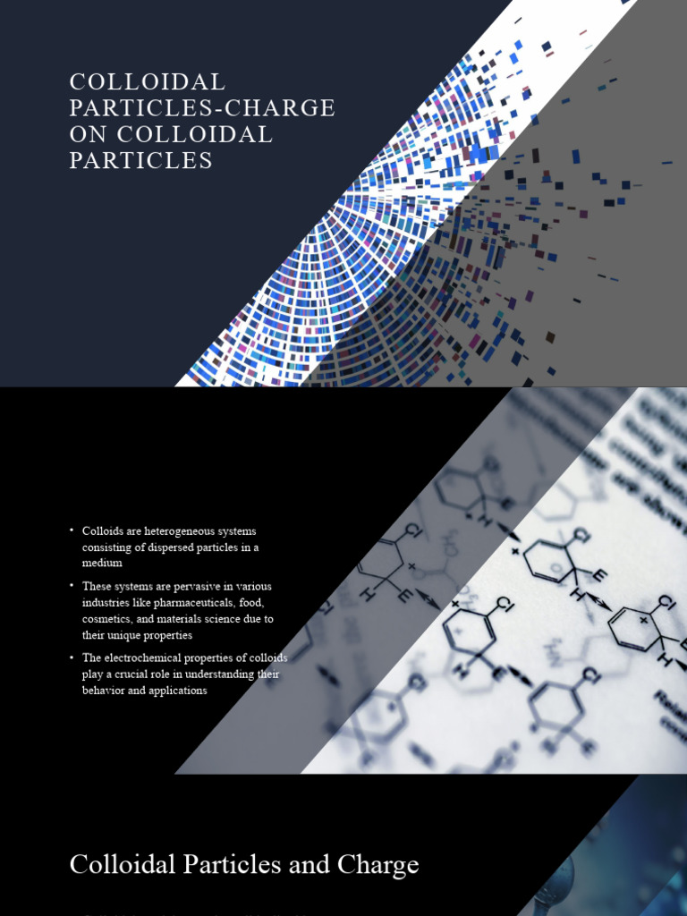 Colloidal Particles | PDF | Electrophoresis | Colloid