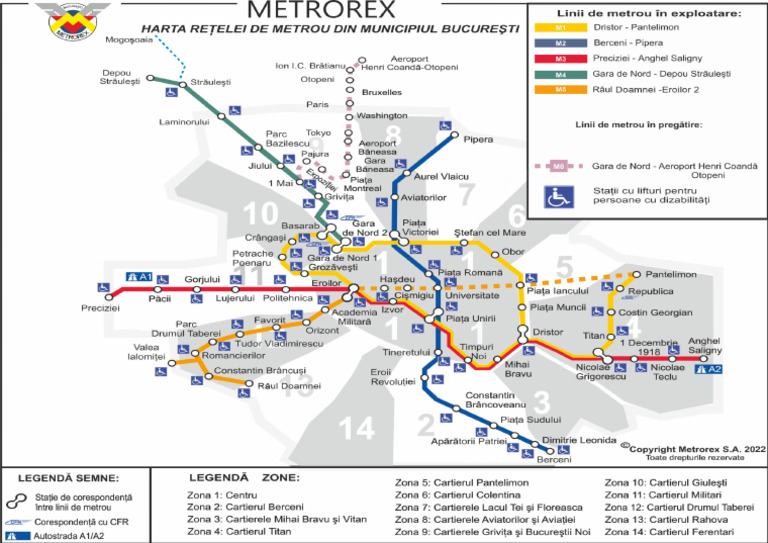 Harta Metrorex | PDF
