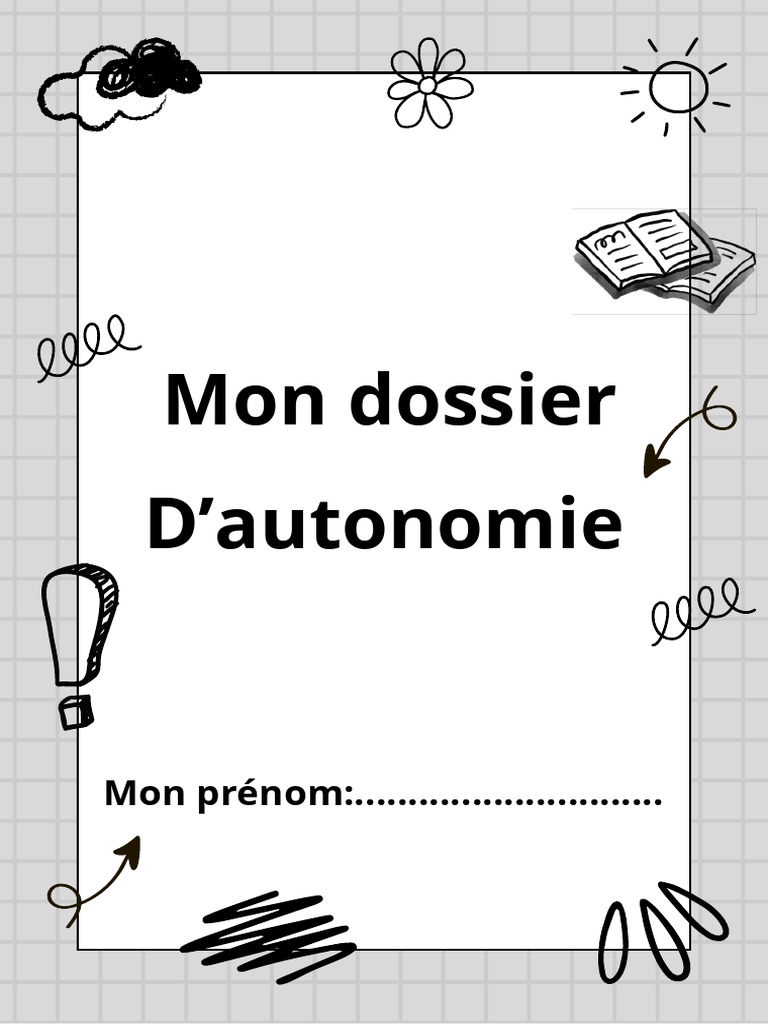 Mon Dossier D'autonomie P3 | PDF