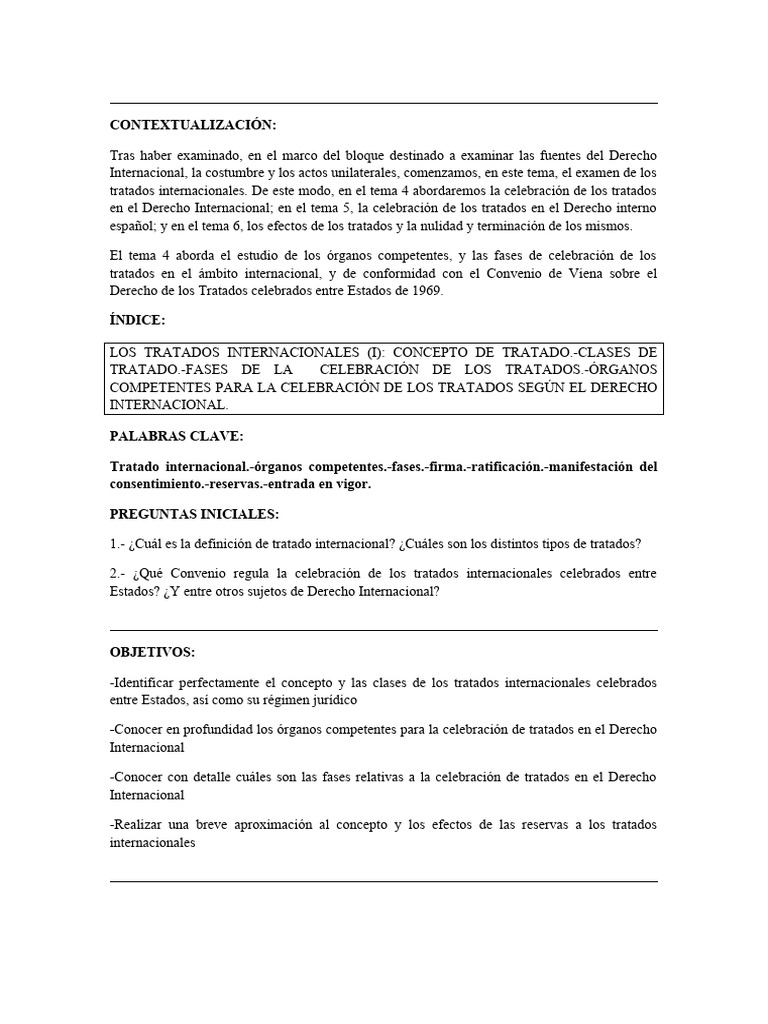 Guía DIP Tema 4 | PDF | Tratado | Estado (política)