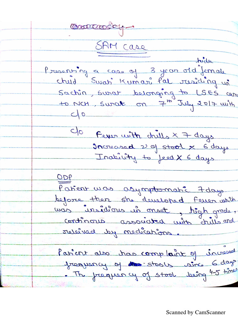 SAM Case History | PDF