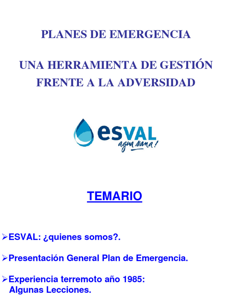 Estadística Esval | PDF