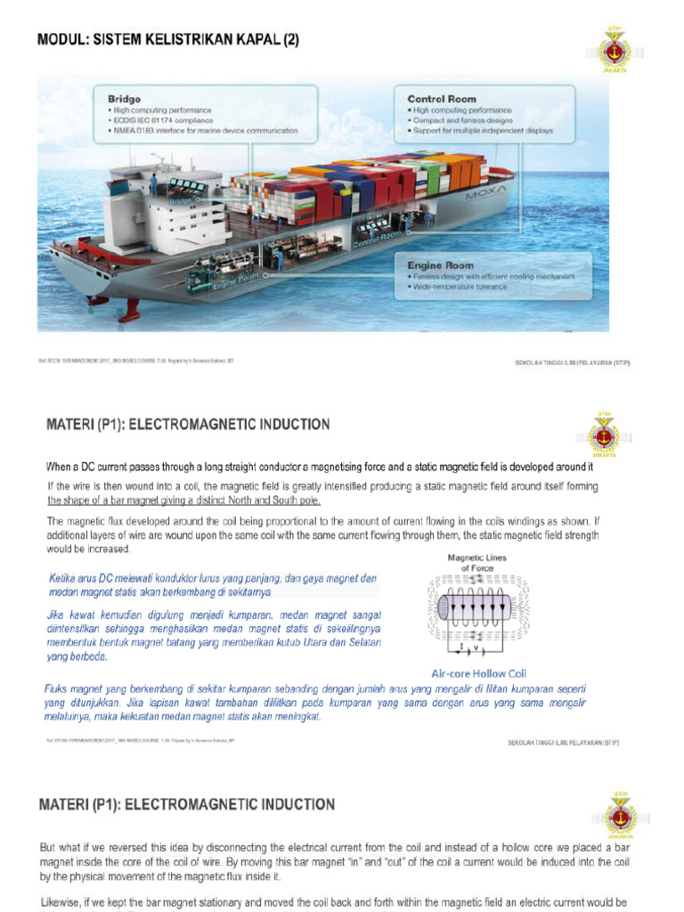 Ref - Materi (p1) - Electromagnitic Induction. r1 | PDF