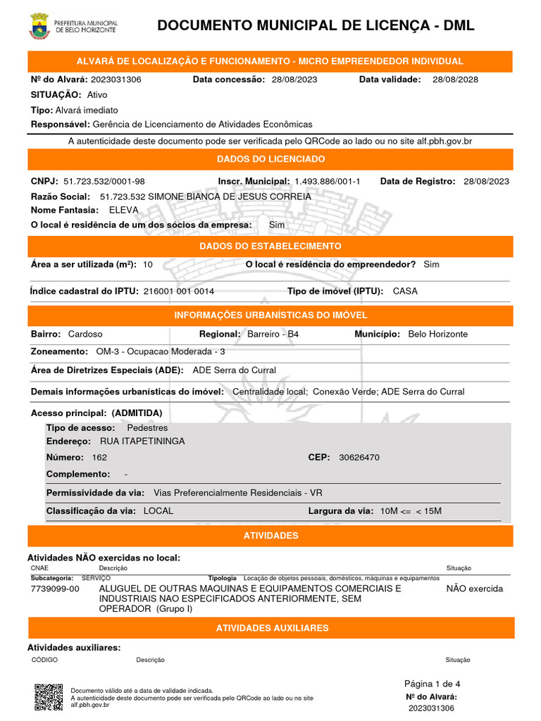 Alvara de Localizacao | PDF Alvara de Localizacao | PDF