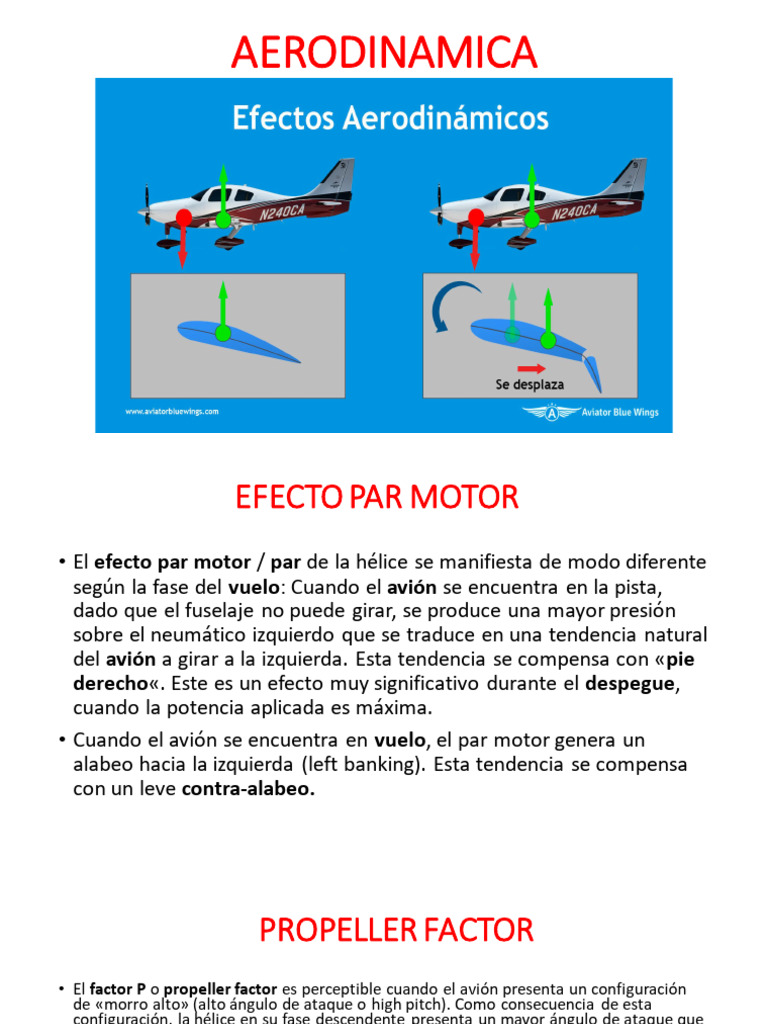 Aerodinamica 4 | PDF | Superficies de control de vuelo | Avión