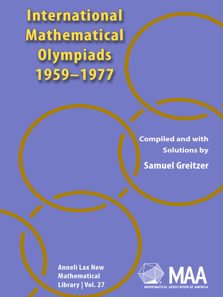 Compiled and With Solution by Samuel L. Greitzer International ...