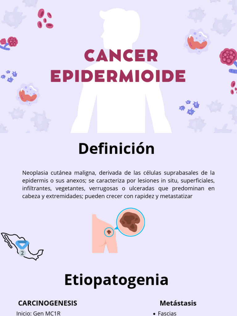 Cáncer Epidermioide: Clasificación y Diagnóstico | PDF | Piel | Metástasis