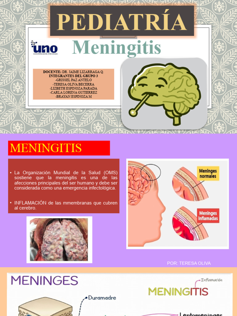 Meningitis: Causas, Síntomas y Tratamiento | PDF | Meningitis | Fluido ...