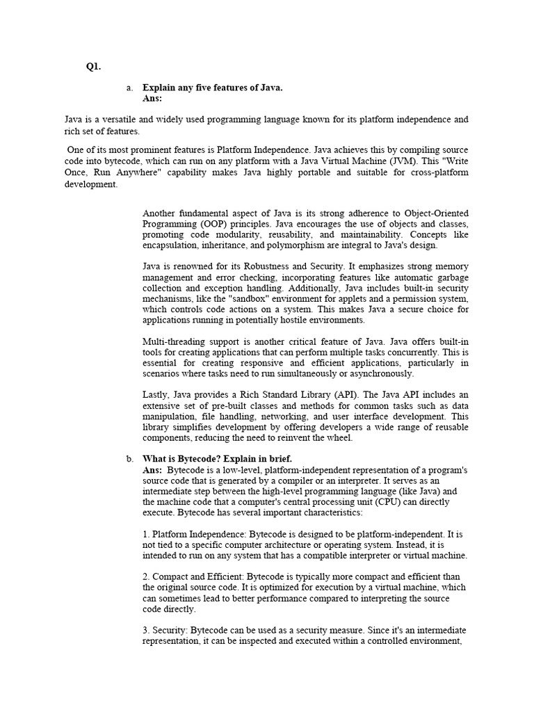 Arsalan Java | PDF | Inheritance (Object Oriented Programming) | Java (Programming Language)