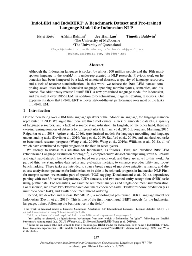 2020 Coling-Main 66 | PDF | Parsing | Cognitive Science