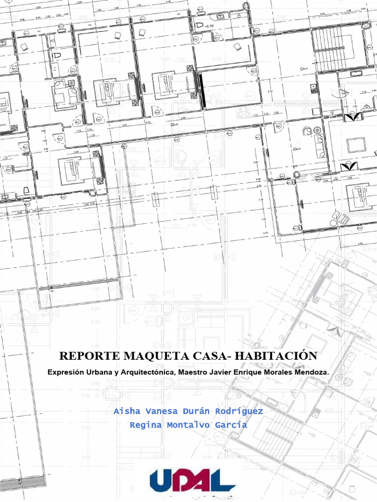 Portada Proyecto Arquitectura Casa-Habitación | PDF