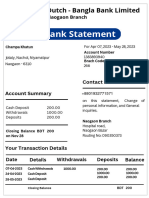 Ibbl Bank Statement | PDF | Money | Business