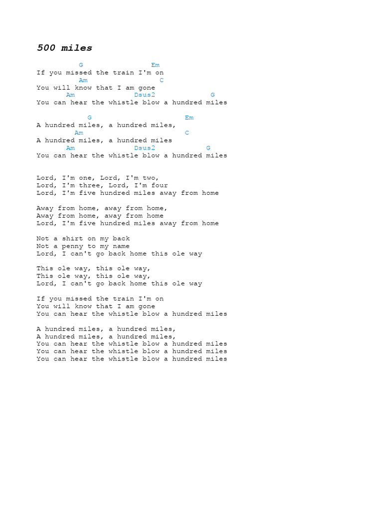 Folk Song of Longing and Distance | PDF