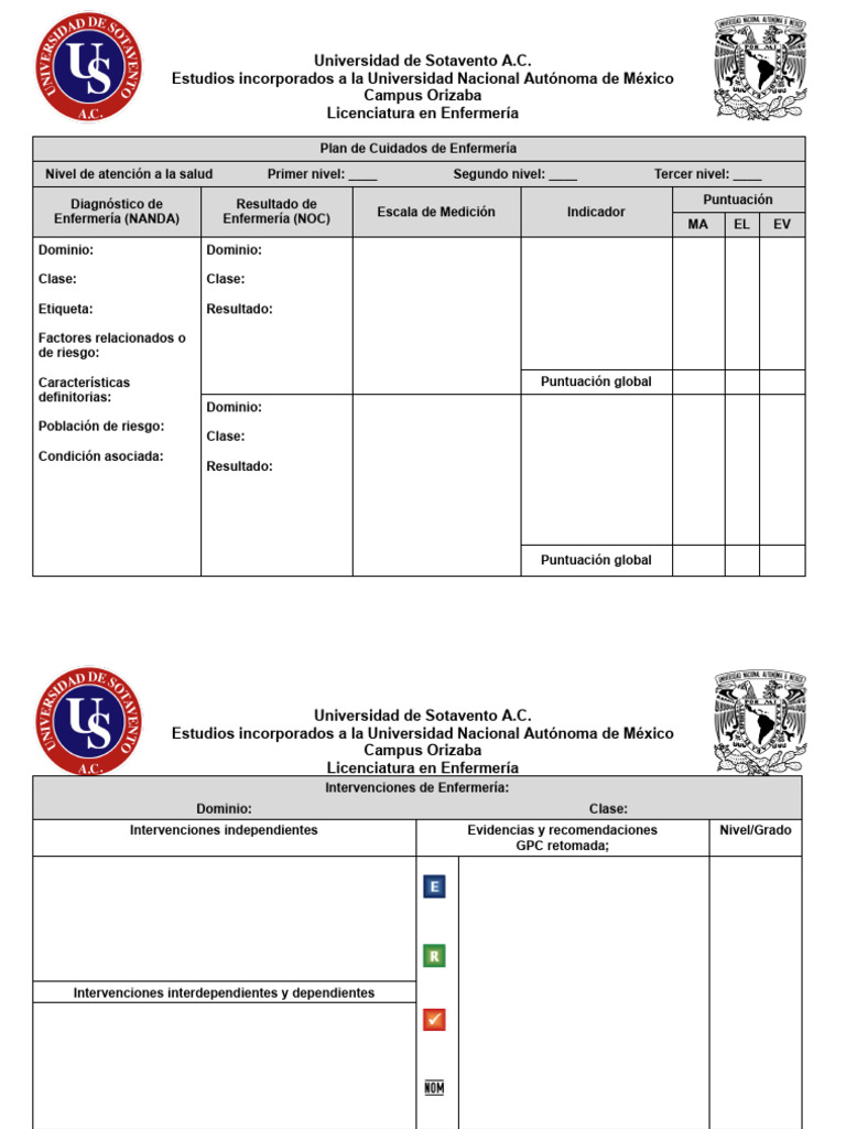 Formato PLACE Sotavento | PDF | Enfermería | Ciencias de la Salud
