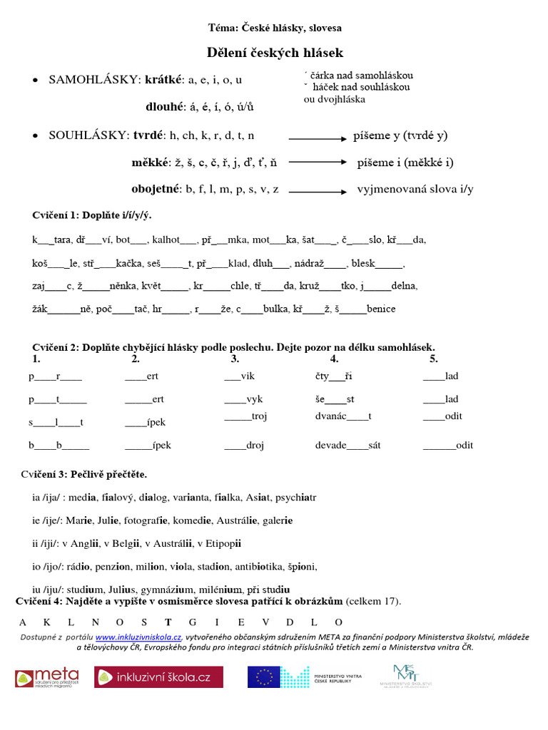 System Ceskych Hlasek 0 | PDF