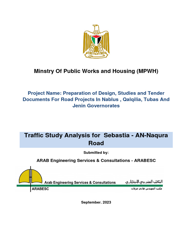 Traffic Study and Analysis | PDF | Road | Traffic