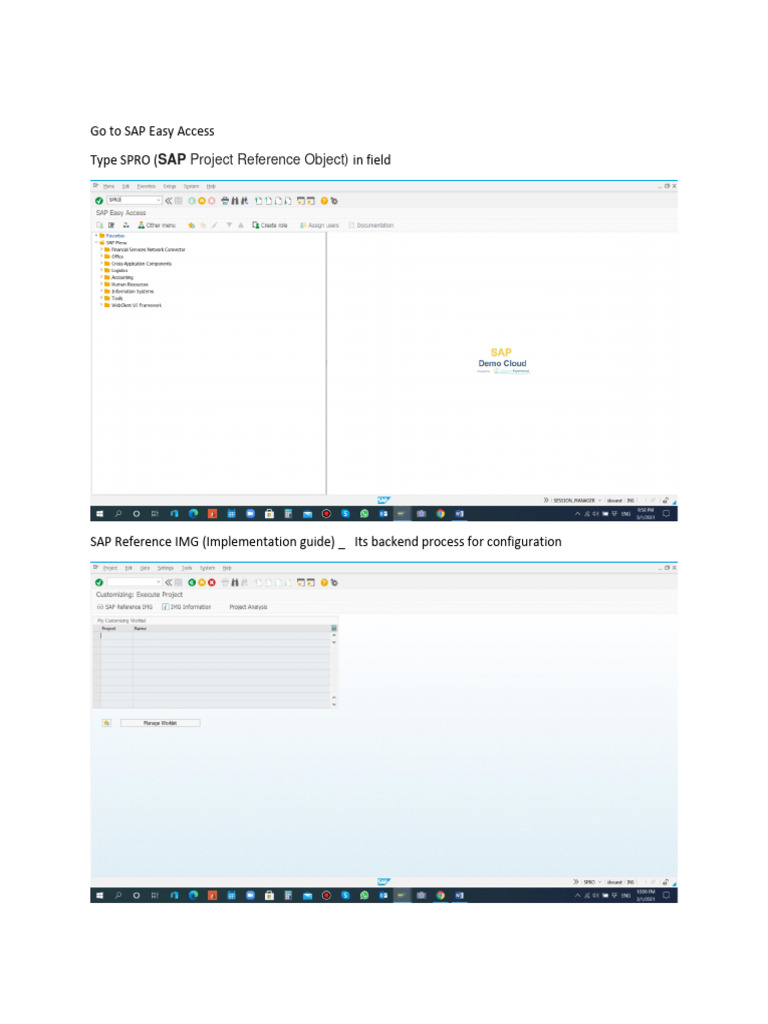 SAP Backend Configuration 1614845620 | PDF | Business | Computing