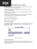 LTE Frame Structure Overview | PDF | Duplex (Telecommunications) | Lte ...