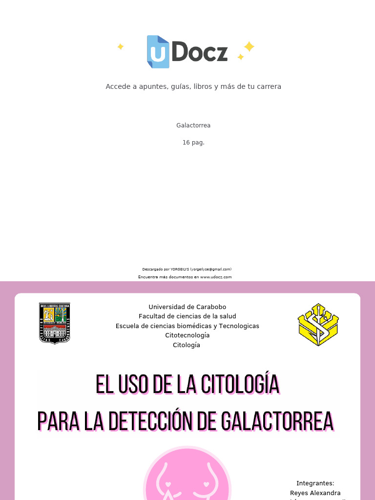 Galactorrea | PDF | Pecho | Epitelio