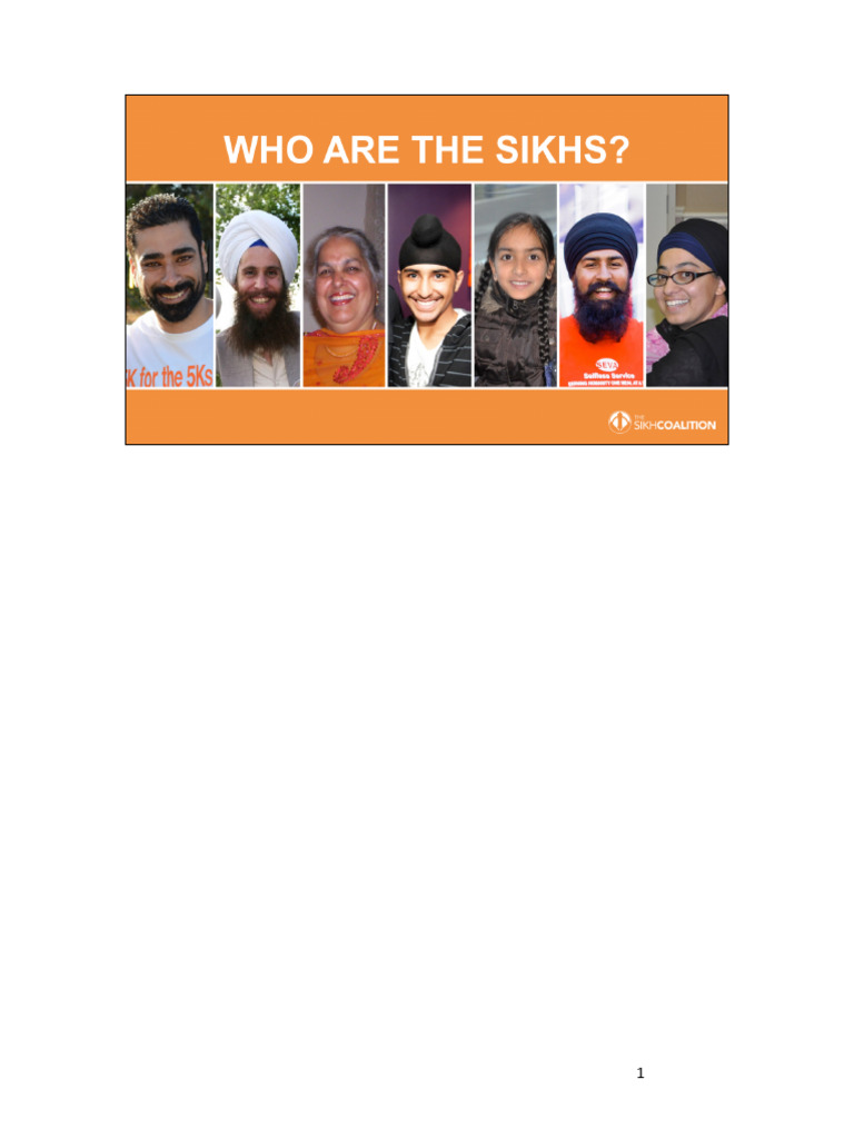 Sikhism: Identity, Beliefs, and Demographics | PDF | Guru | Indian ...
