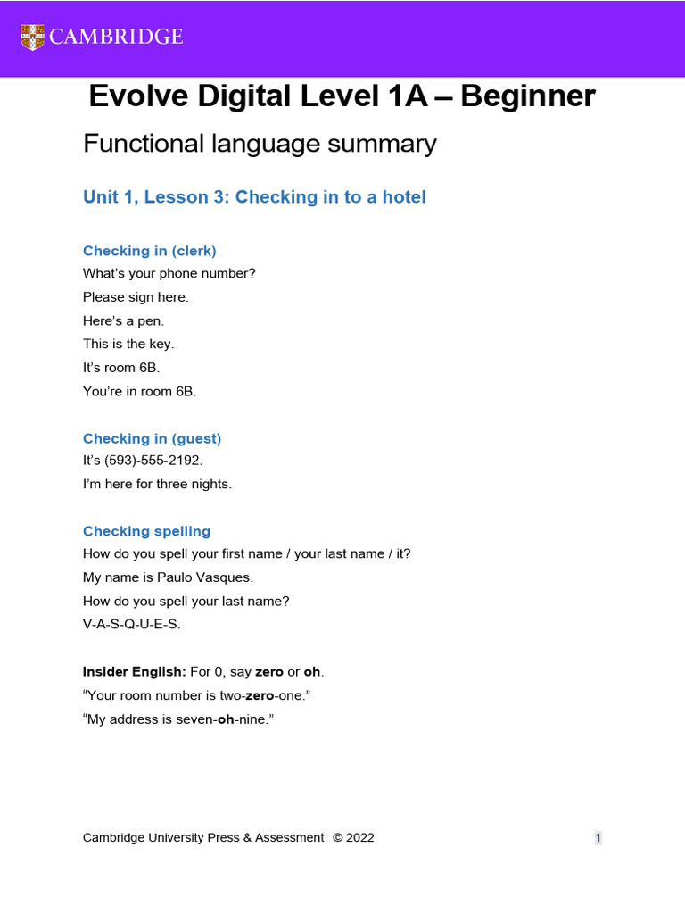 Unit 1 - BG - Functional Language | PDF