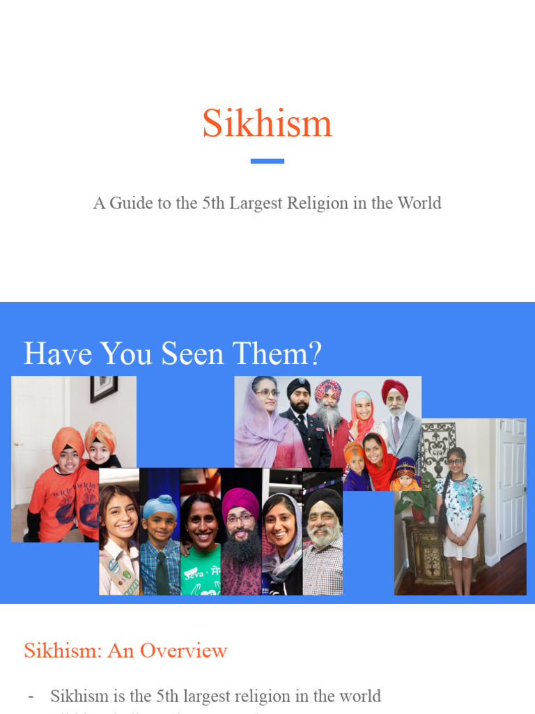 Sikhism: A Comprehensive Overview | PDF | Guru Granth Sahib | Indian ...