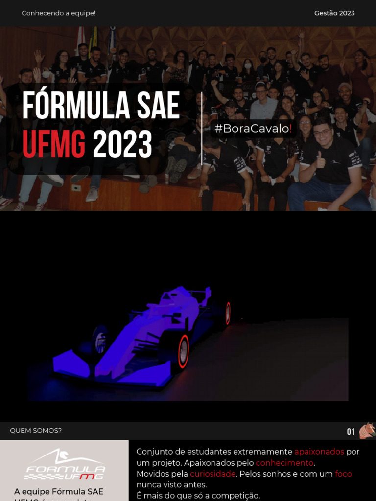 Equipe Fórmula SAE UFMG 2023 | PDF | Carro