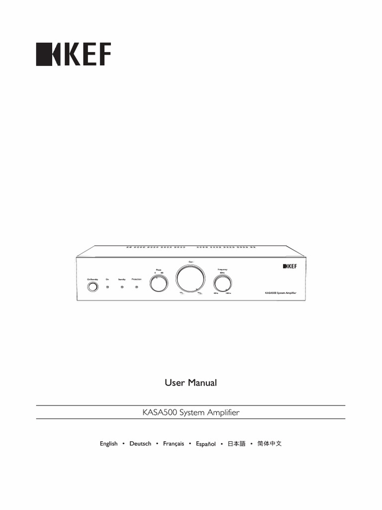 KASA500 Manual | PDF | Ac Power Plugs And Sockets | Electronics