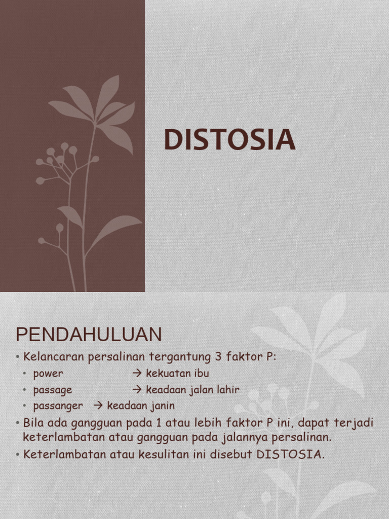 DISTOSIA | PDF