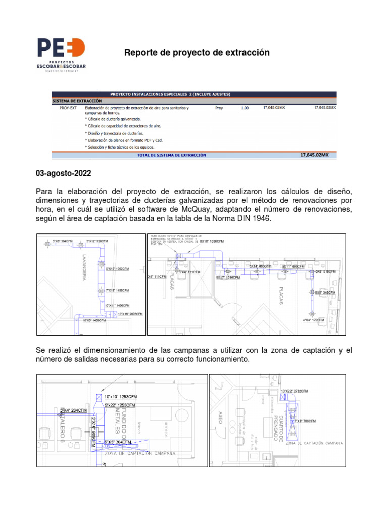 Reporte Proyecto de Extracción | PDF