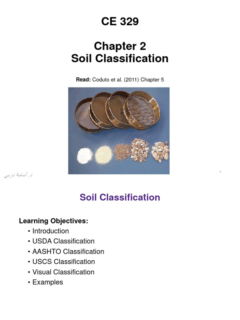 Comprehensive Soil Classification Guide | PDF | Silt | Sand