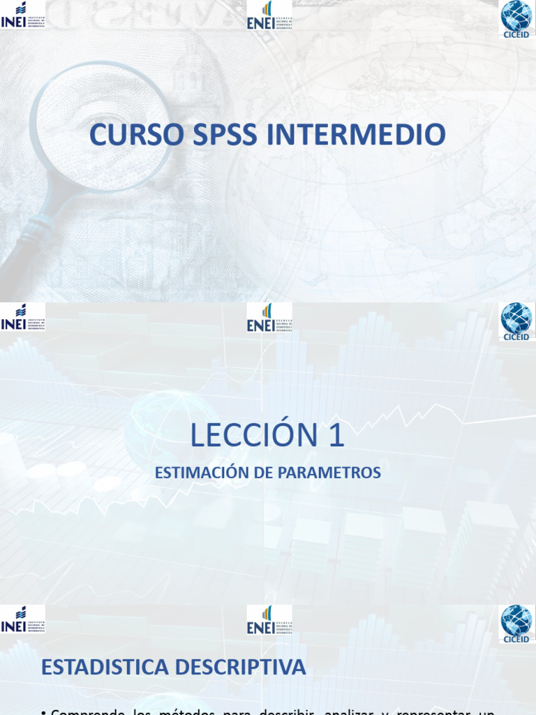 SPSS Intermedio | PDF | Muestreo (Estadísticas) | Estadísticas