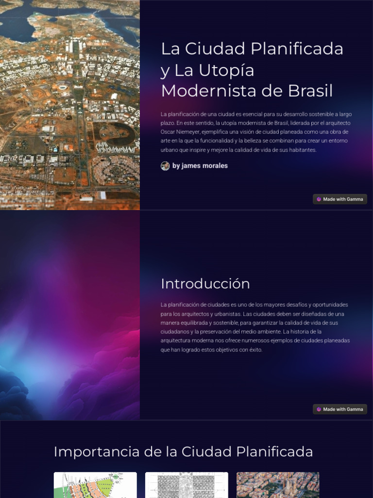 La Ciudad Planificada y La Utopia Modernista de Brasil | PDF