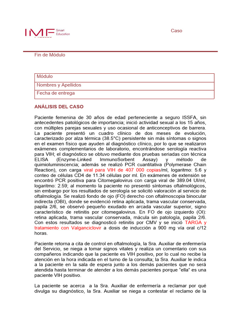 Caso Práctico Final | PDF | Daños y perjuicios | Intención (Derecho Penal)
