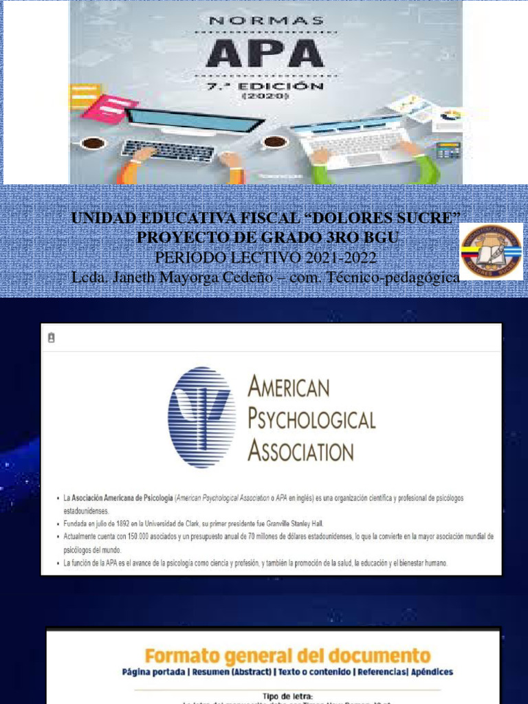 Normas Apa 7 Edicion | PDF | Sumario abstracto)