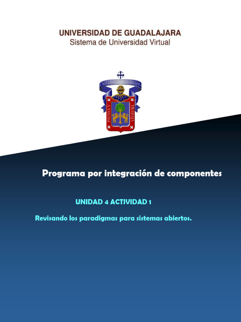 Act 1 Unidad 4 Programa de Componentes | PDF | Lenguaje de programación ...
