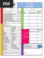Heat Stress Risk Assessment Form | PDF | Hyperthermia | Heat