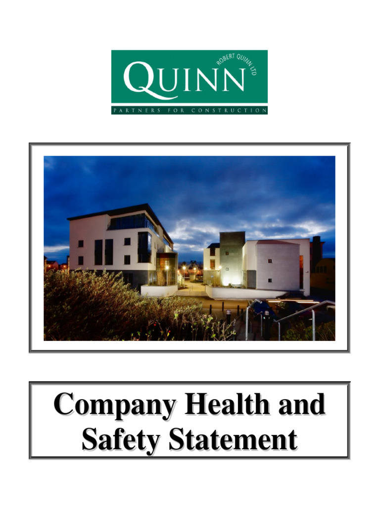 RQL-Head-Office-Safety-Statement-Sept-2017-Rev-16-RQL-SS-01 | PDF ...