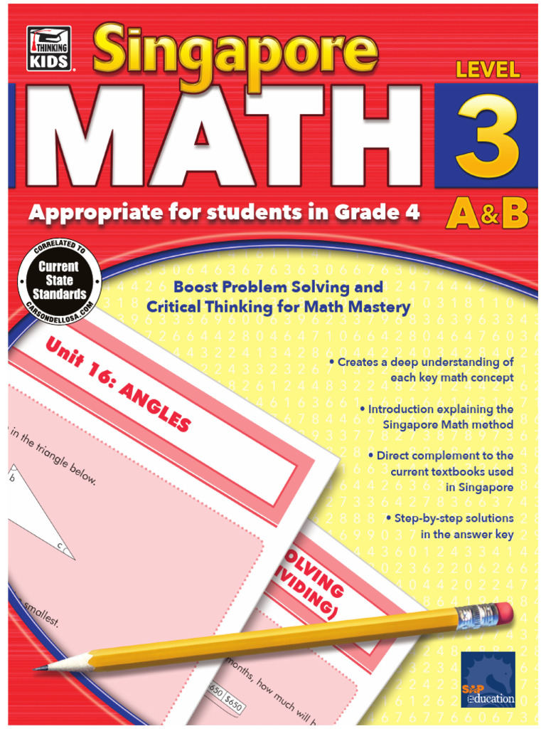 Singapore Math 3 | PDF