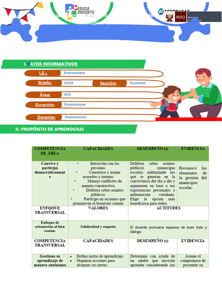 Sesión de Aprendizaje Nº02 - 1er Grado | PDF | Aprendizaje | Evaluación