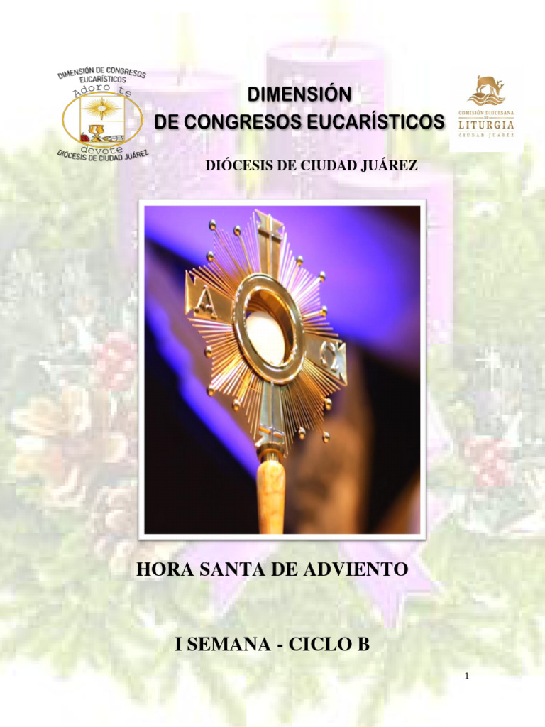 Hora Santa de Adviento: Preparación y Reflexión | PDF | eucaristía | Adviento