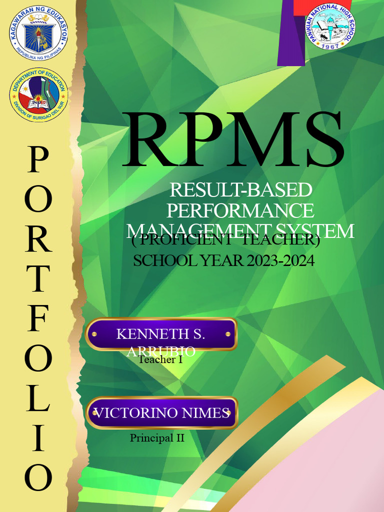 RPMS Portfolio Proficient 2023 2024 - For Sharing | PDF | Learning | Curriculum