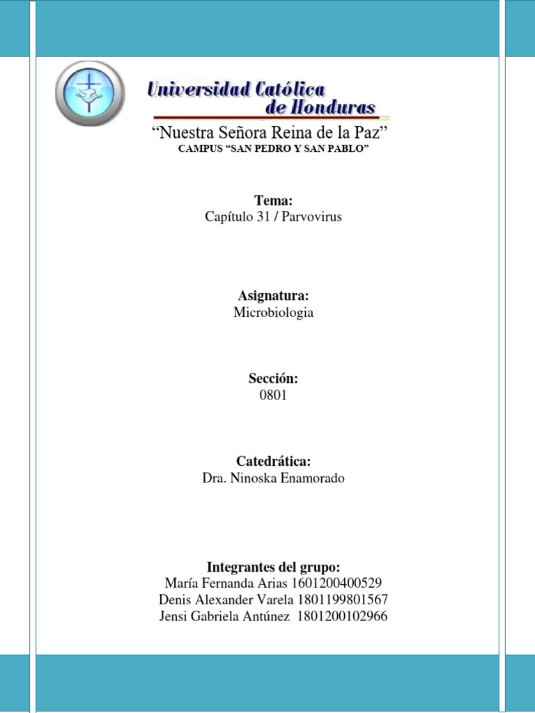 Tarea Capitulo 31 Micro | PDF | Sangre | Virus