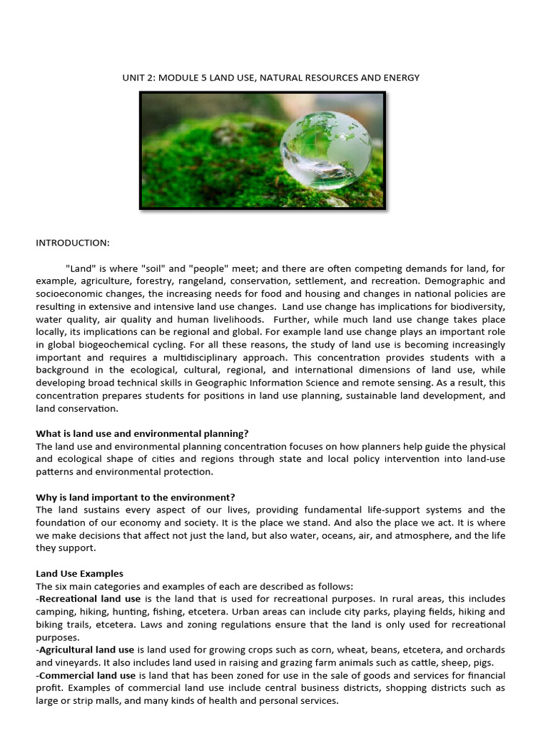 Module-5-Environmental Science | Download Free PDF | Agriculture ...