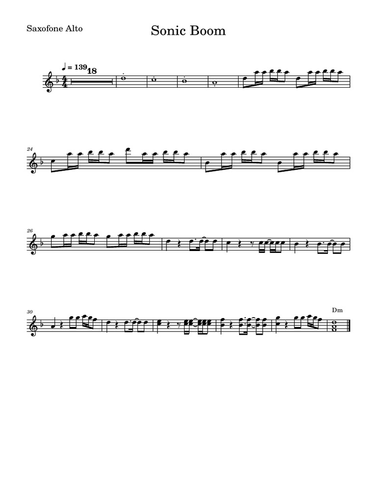 Sonic Boom-Partes | PDF | Musical Instruments | Aerophones