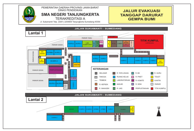 denah evakuasi | PDF
