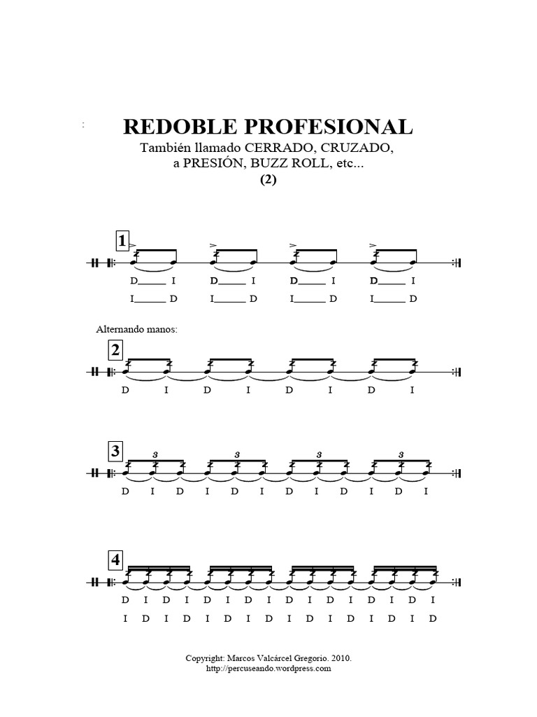 Redobles Cerrados 2 pdf1 | PDF